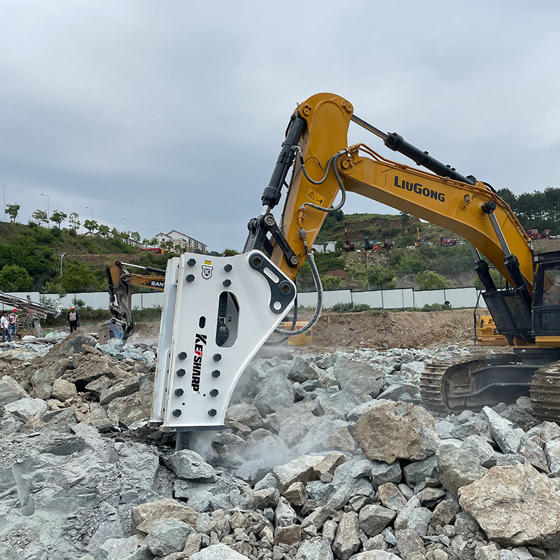 KS120 Side Type Hydraulic Breaker 85mm Chisel Excavator Concrete Breaker