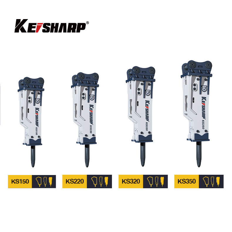 KS550 200mm Chisel Box Type Excavator Hydraulic Breakers For Mining ...